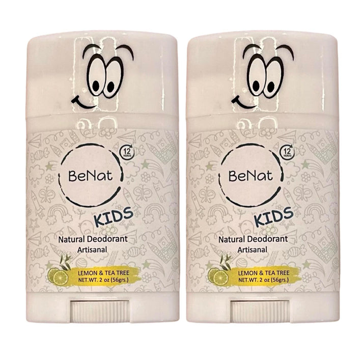 2-Pack all-Natural Deodorants for Kids & Teens – BeNat