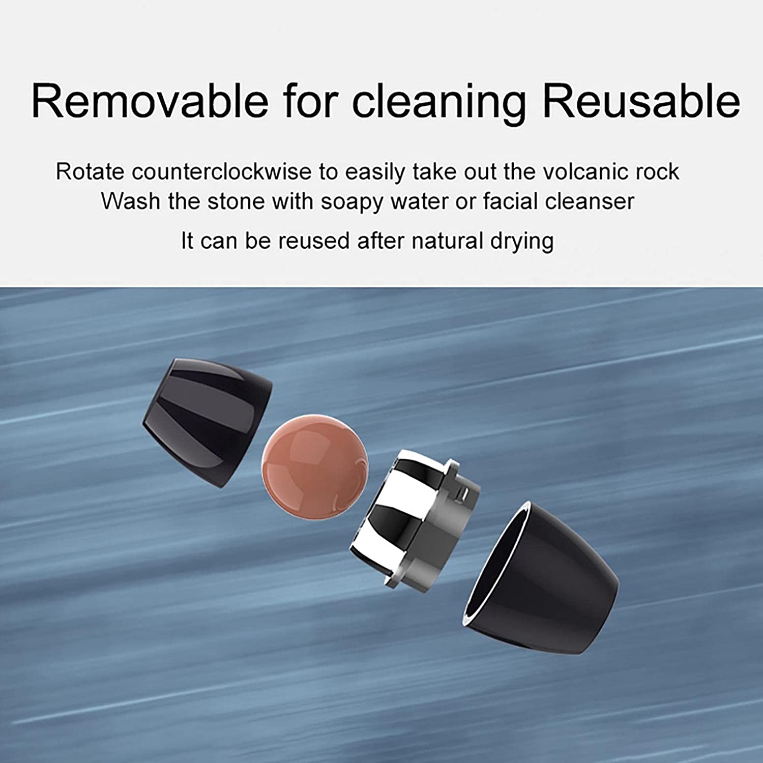 Volcanic Stone Oil-Absorbing Face Roller – BeNat